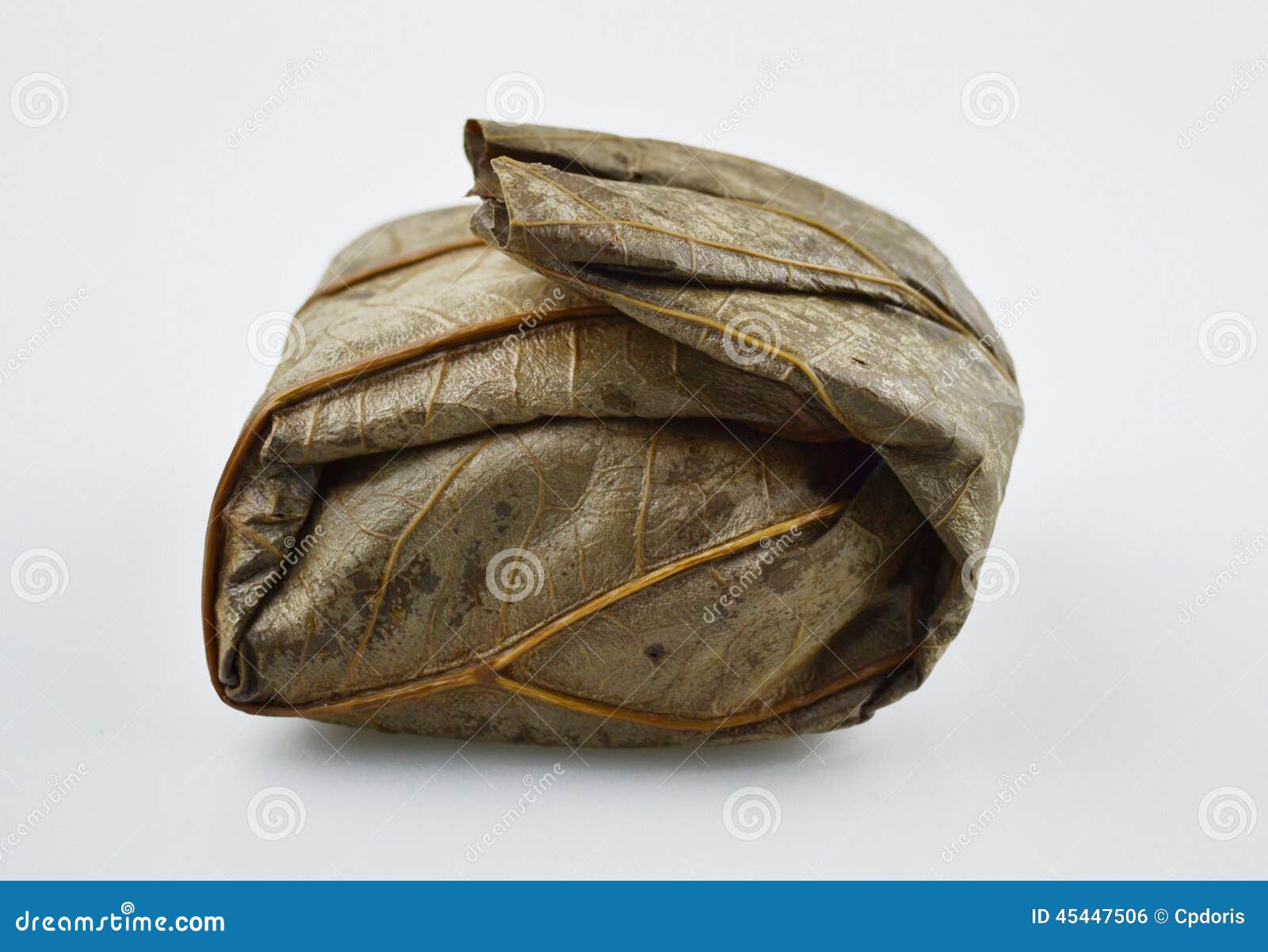 Sticky rice in lotus leaf stock photo. Image of rolls - 45447506