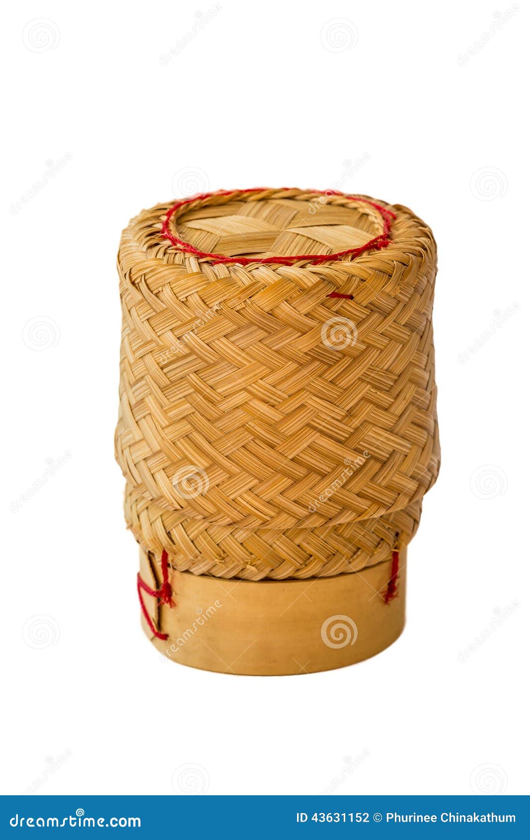 Sticky rice pot isolated stock photo. Image of bamboo - 43631152