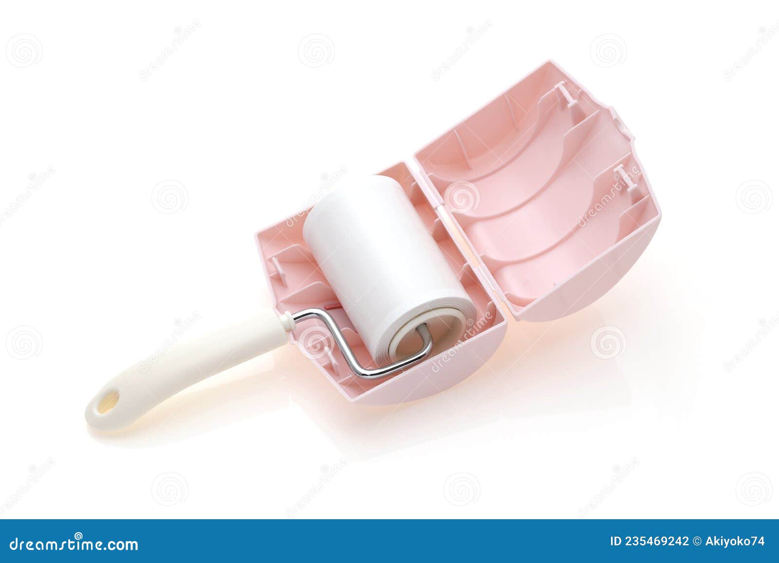 Sticky roller cleaning stock photo. Image of clothes - 235469242