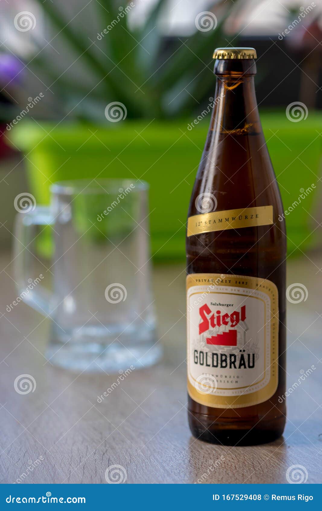 Stiegl Goldbrau Beer Bottle and a Pint of Beer Editorial Stock Photo ... Stiegl Goldbrau Beer Bottle and a Pint of Beer Editorial Stock Photo ...
