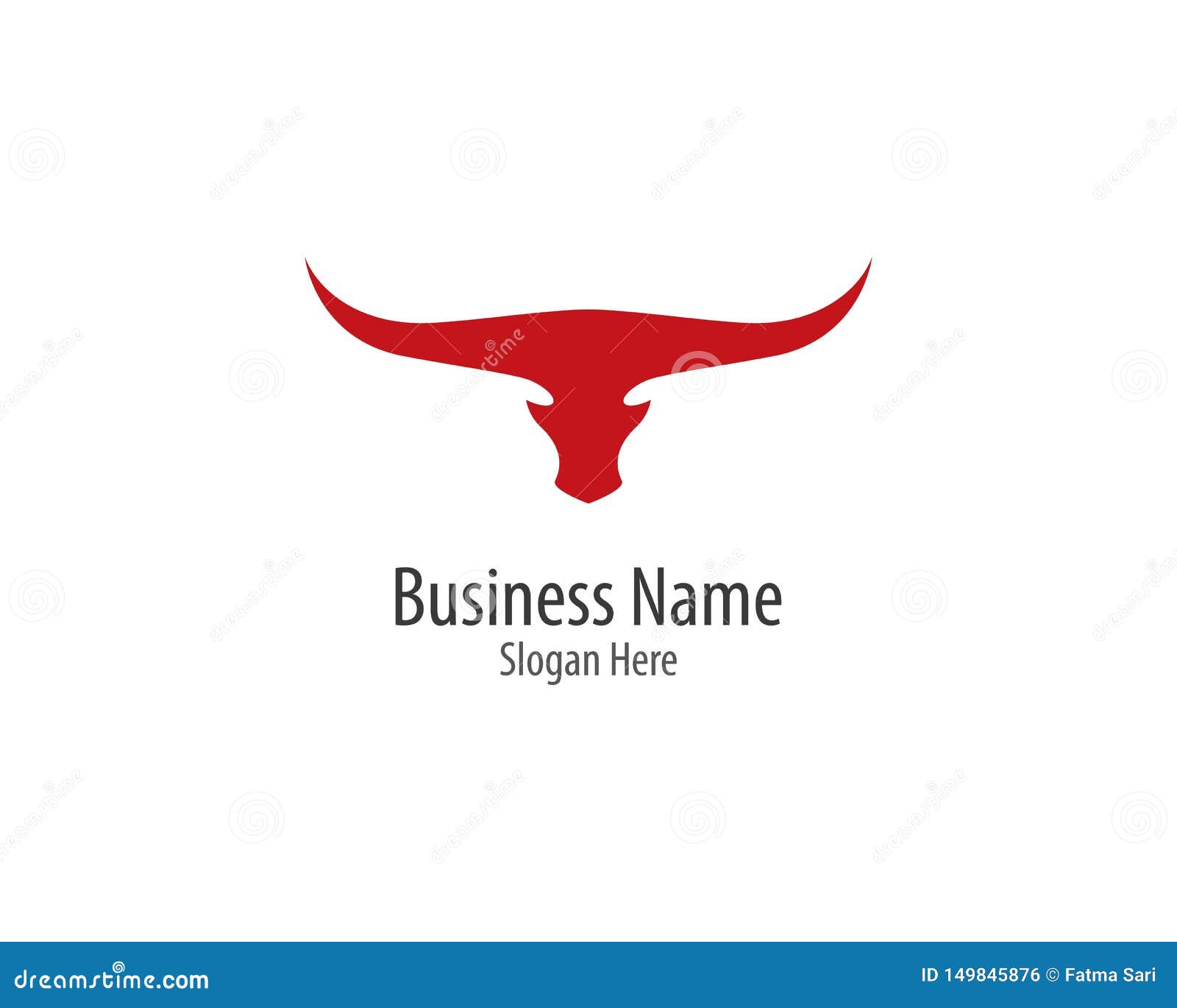 Stier Logo Template vektor abbildung. Illustration von bauernhof ...