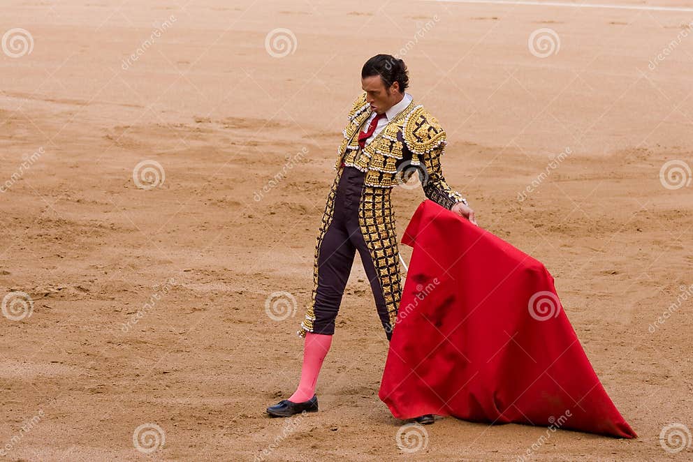 Stierkampf redaktionelles stockbild. Bild von kampf, tier - 14850369