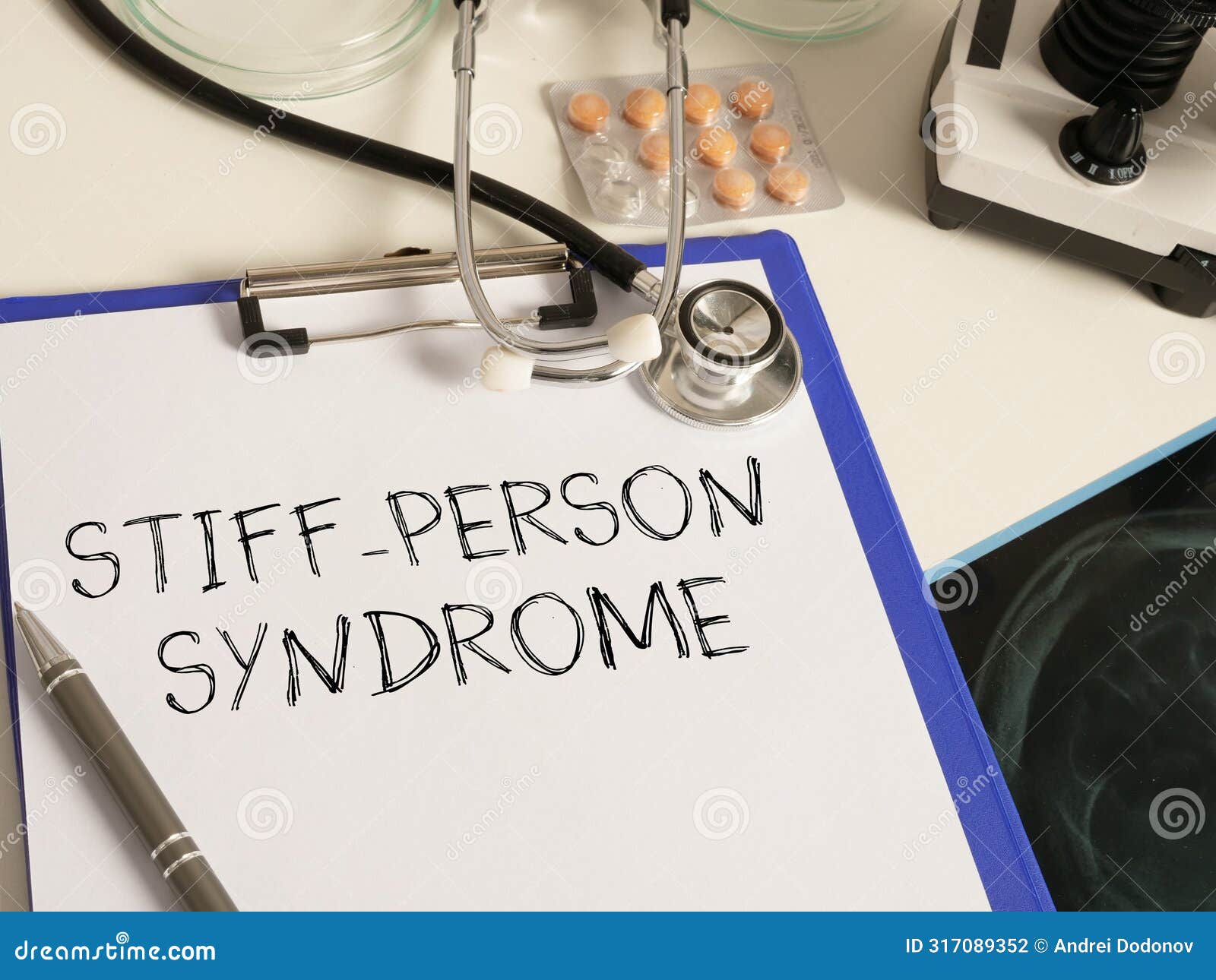 Stiff-Person Syndrome is Shown Using the Text Stock Photo - Image of ...