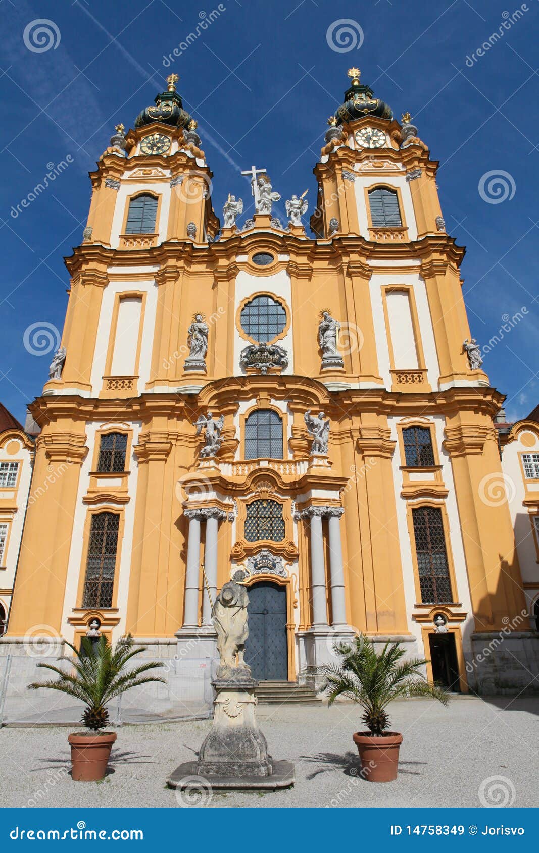 Stift Melk image stock. Image du autriche, bénédictin - 14758349