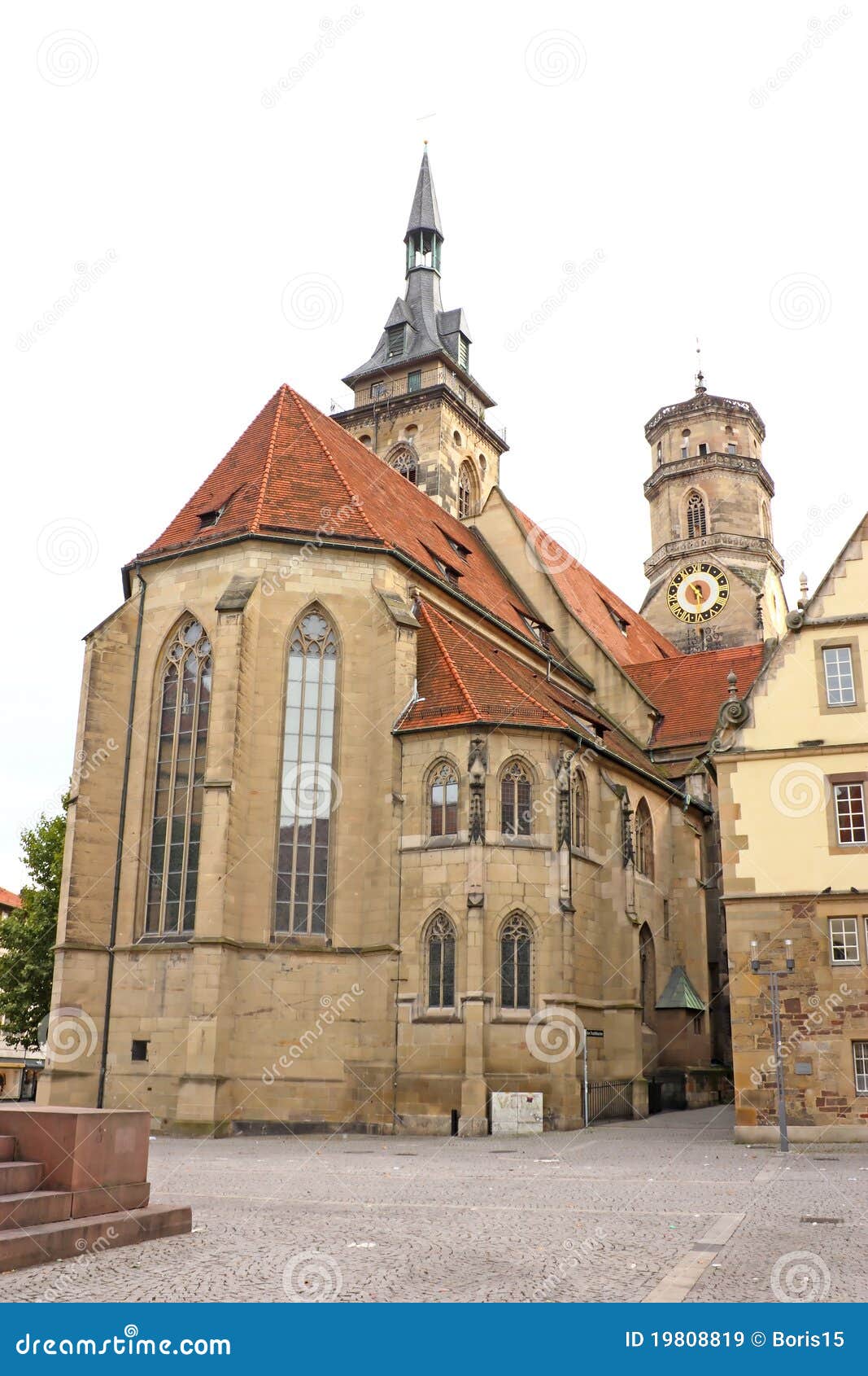 Stiftskirche church stock image. Image of tower, landmark - 19808819