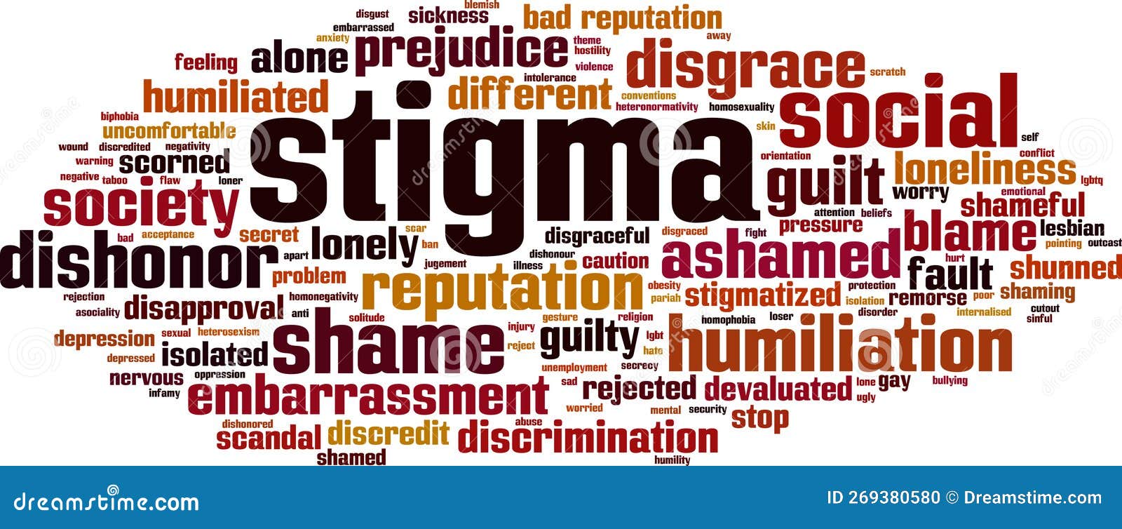 Stigma Word Cloud Vector Illustration | CartoonDealer.com #206571620