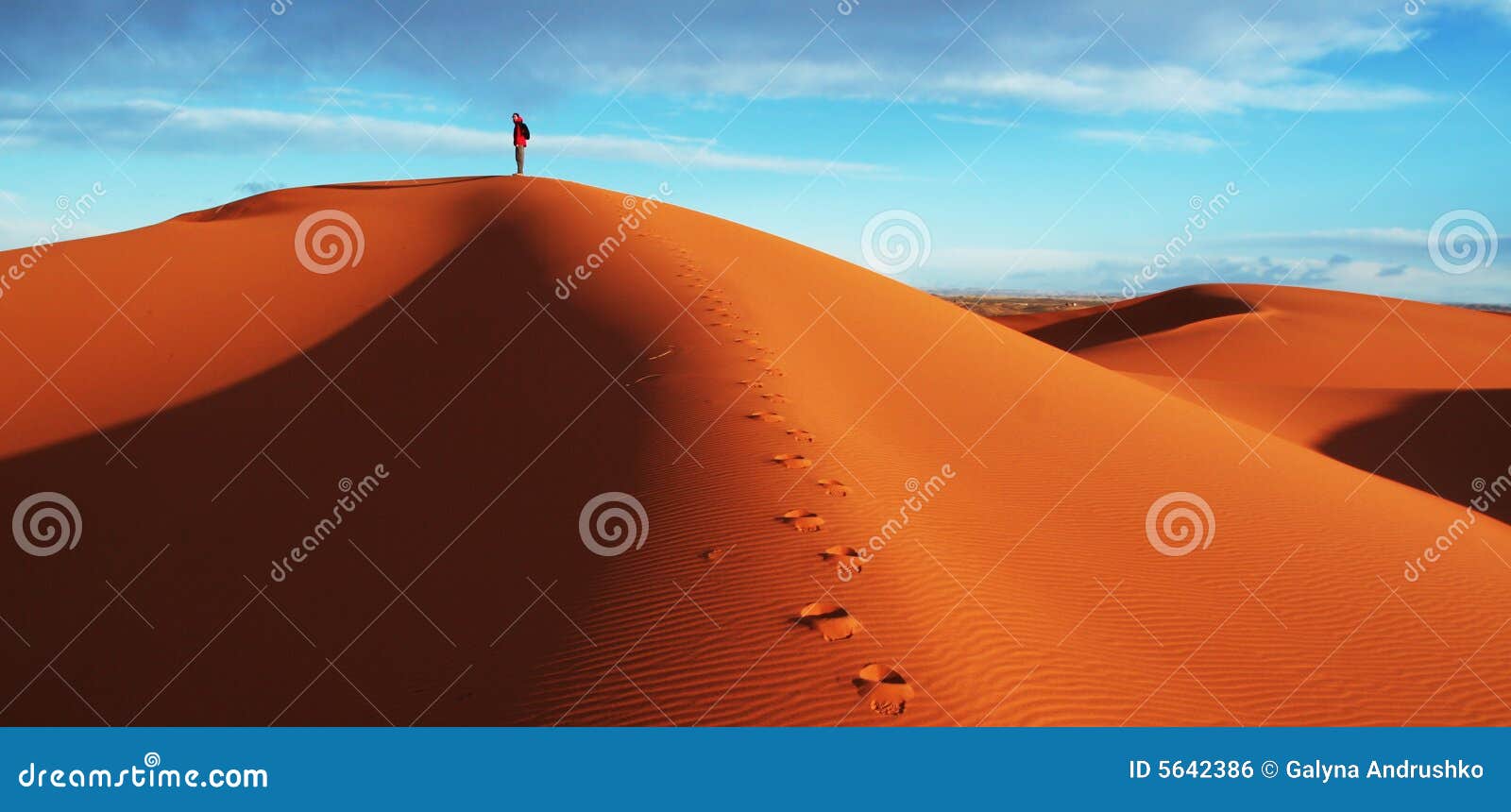 Stijging in de woestijn stock foto. Image of sahara, buiten - 5642386