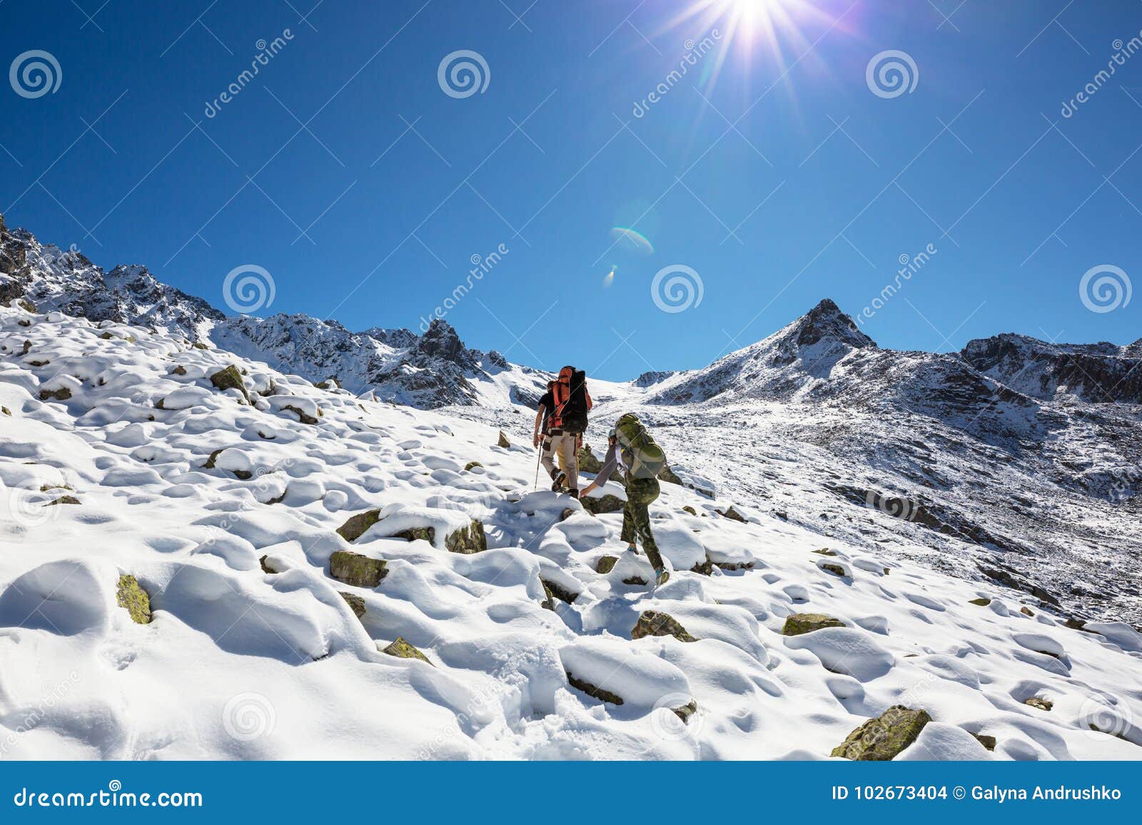 Stijging in Kackar stock foto. Image of wandeling, berg - 102673404