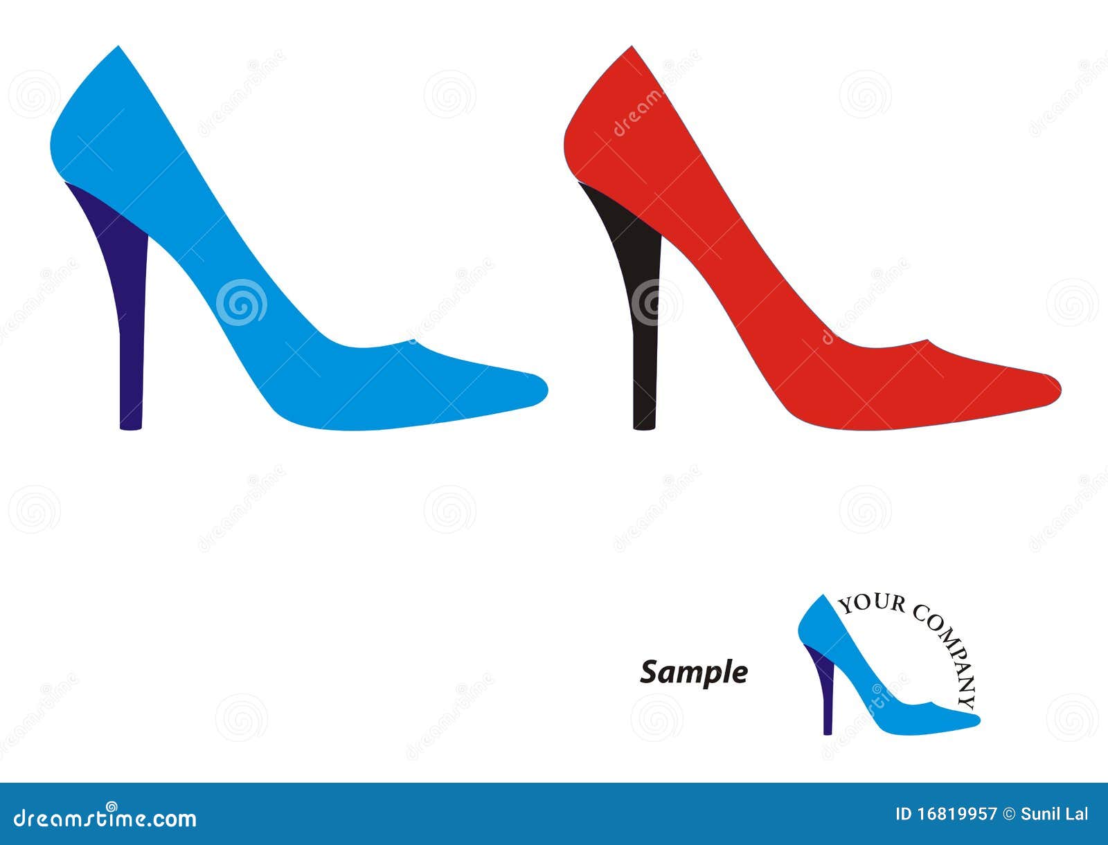 Stiletto Heels Logo stock illustration. Illustration of logo - 16819957