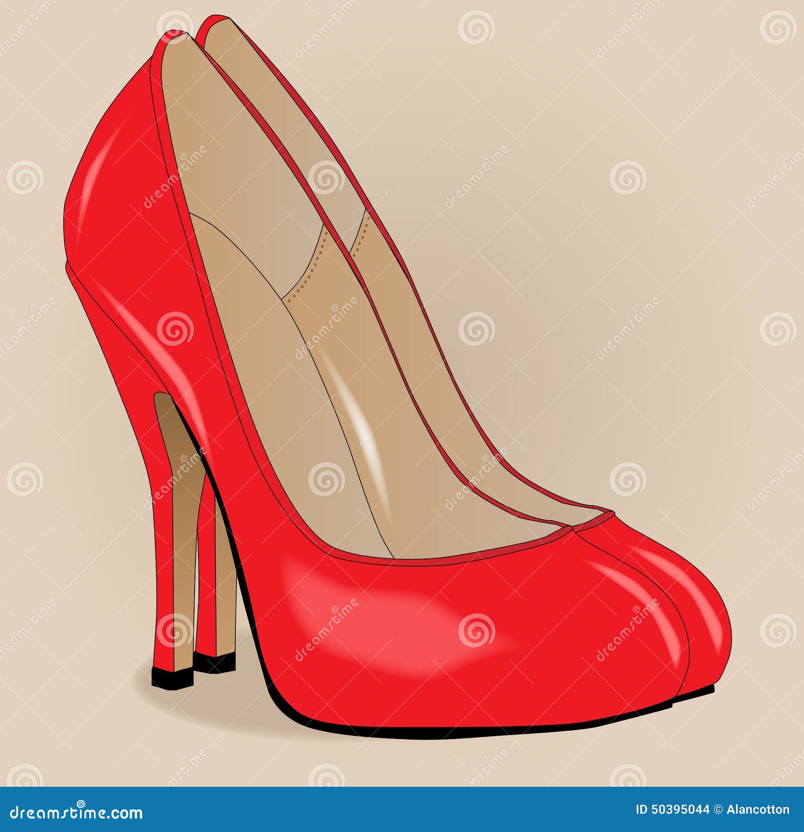 Stiletto Heels stock illustration. Illustration of stiletto - 50395044