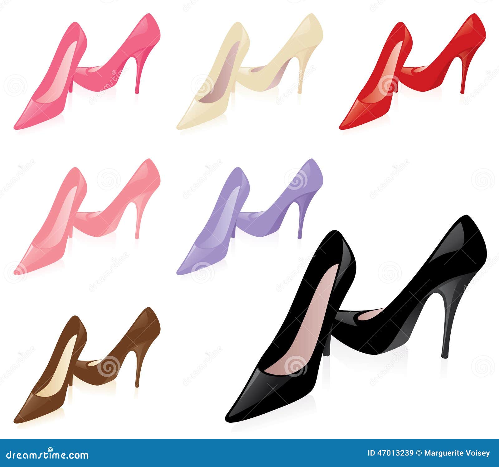 Stilettos stock vector. Illustration of heel, stiletto - 47013239