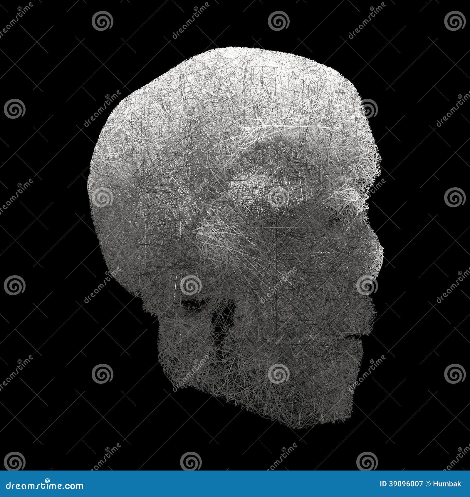 Stiliserad skalle stock illustrationer. Illustration av studsa - 39096007