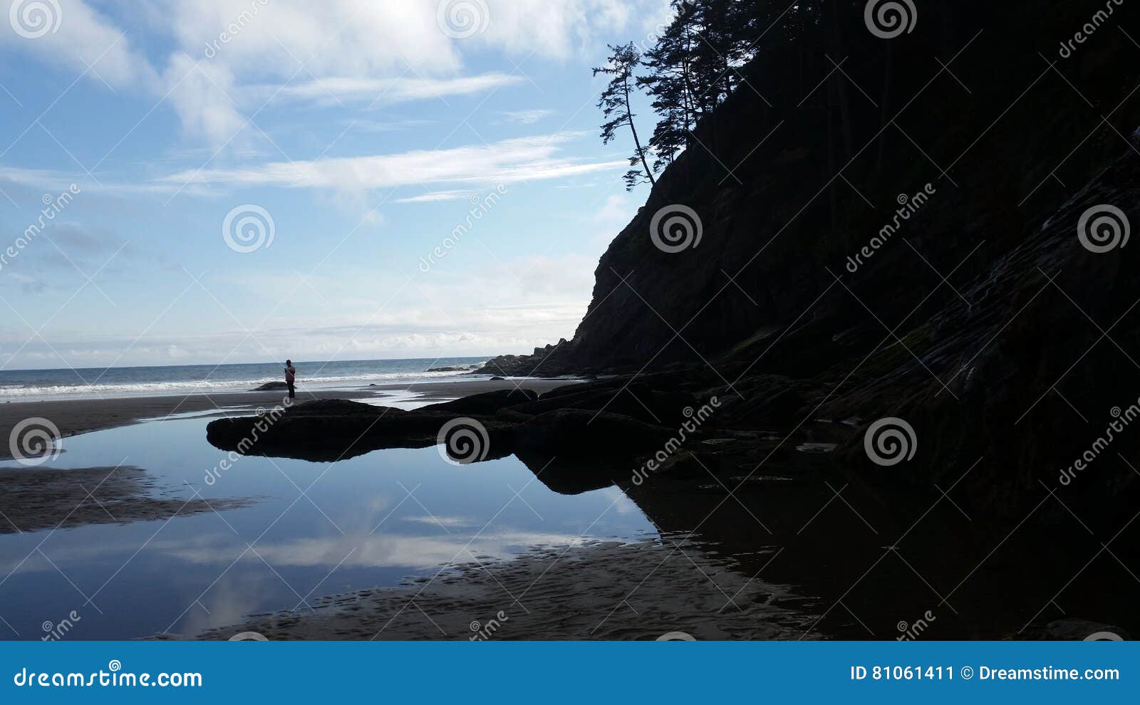 Still Bay stock image. Image of background, blue, rock - 81061411
