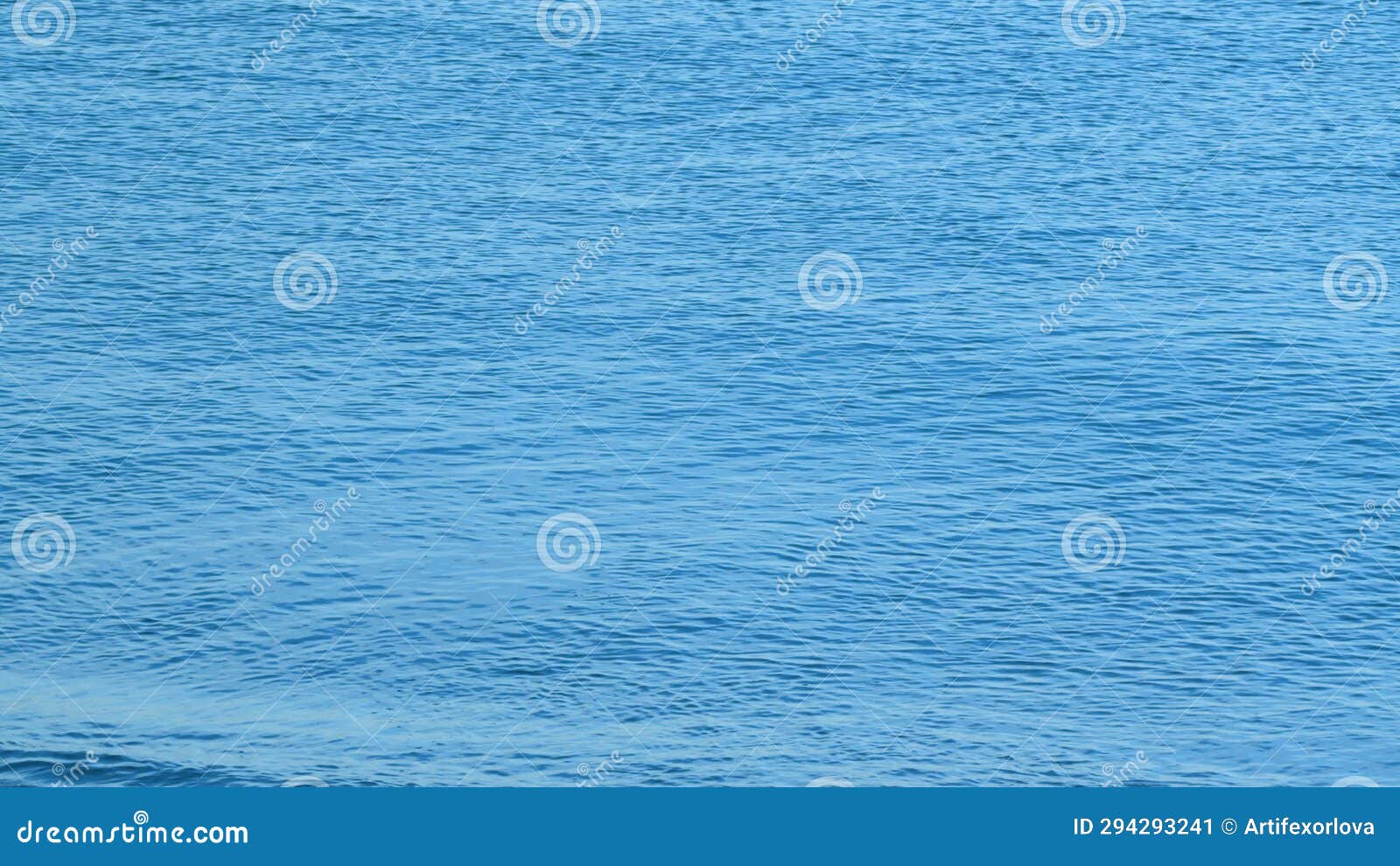 Blue Calm Sea. Blue Water Reflection. Flowing Water Surface. Still ...