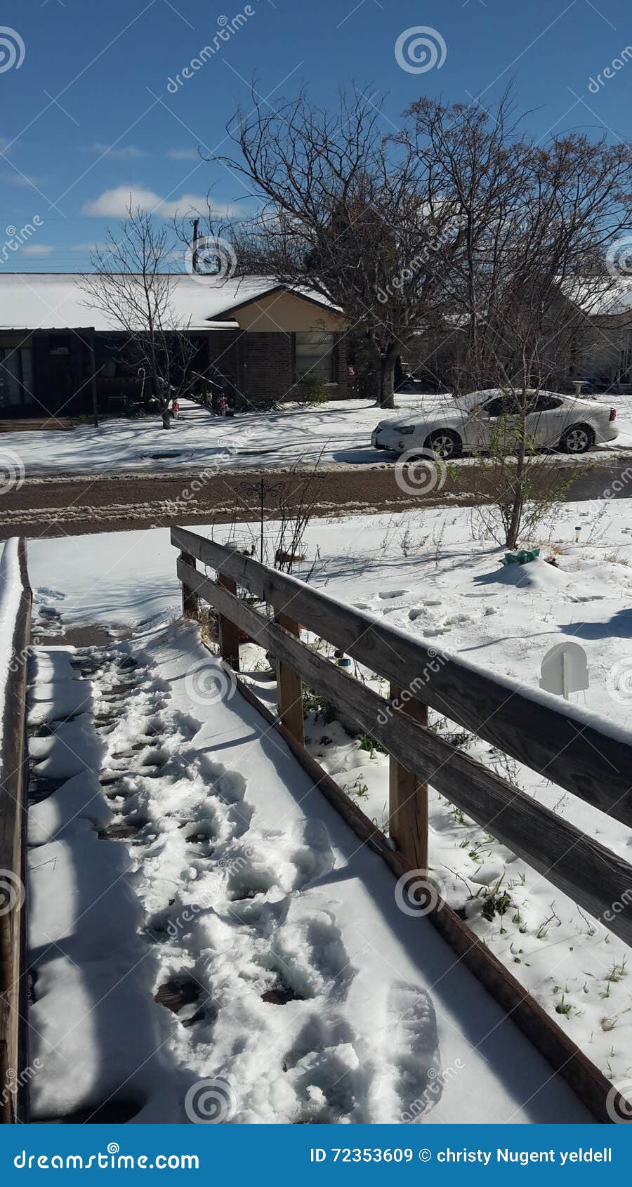 Still Got To Go To Work on a Snow Day Stock Image - Image of still ...