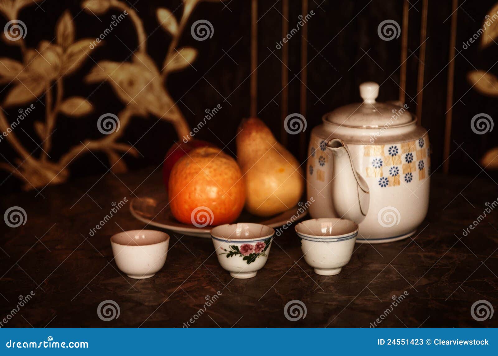 Still life afternoon tea stock image. Image of table - 24551423