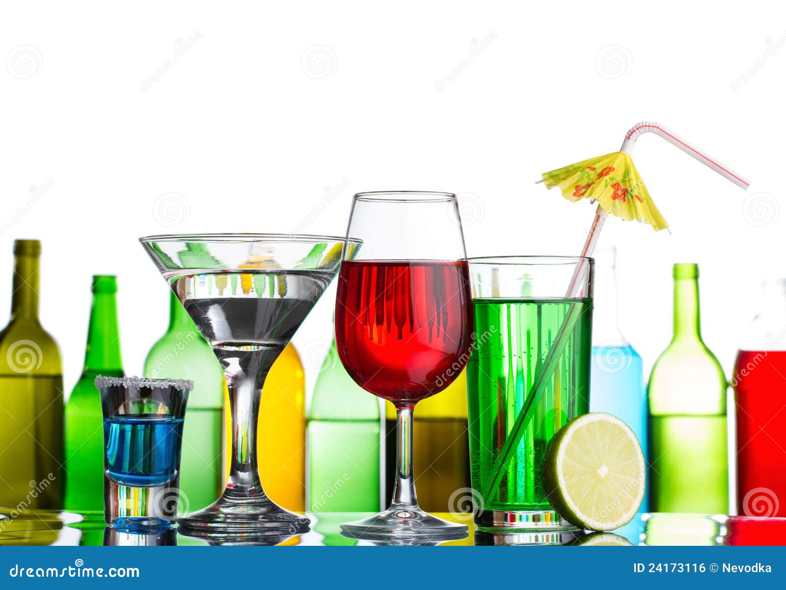 Still-life of Alcohol Cocktails Stock Photo - Image of beverage, light ...