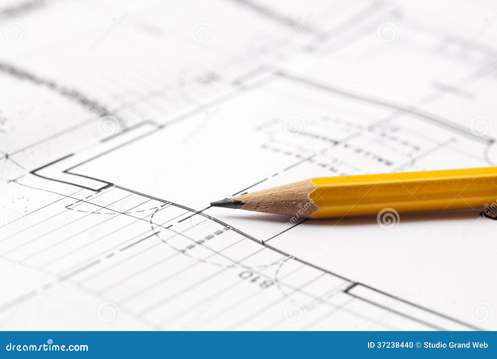 Still-life for Architecture Office Stock Photo - Image of construction ...