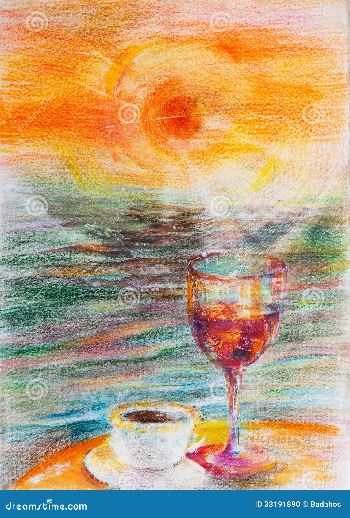 Still life stock illustration. Illustration of life, gouache - 33191890