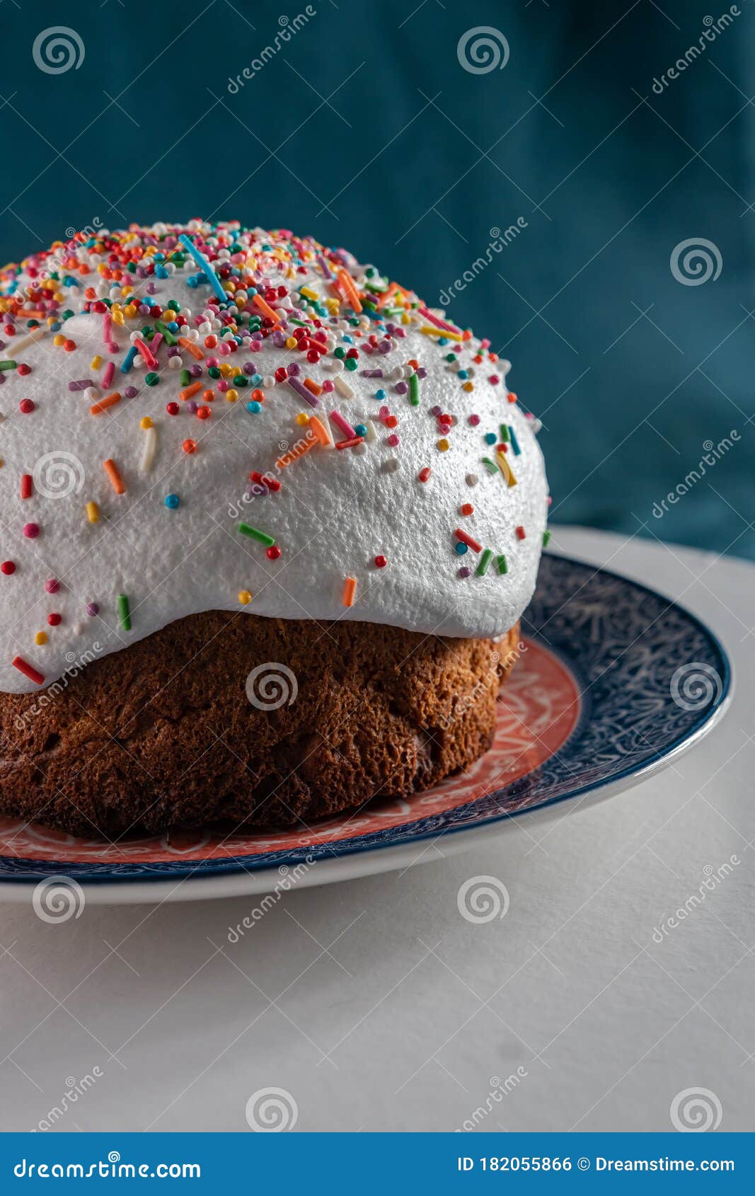 Still Life of Baking Easter Cake for Easter Paskha Stock Photo - Image ...