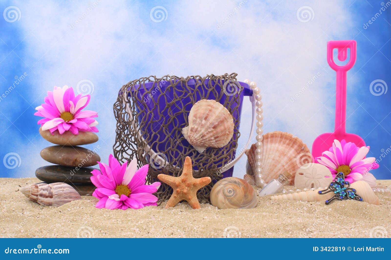 Still Life on Beach stock image. Image of stones, spring - 3422819