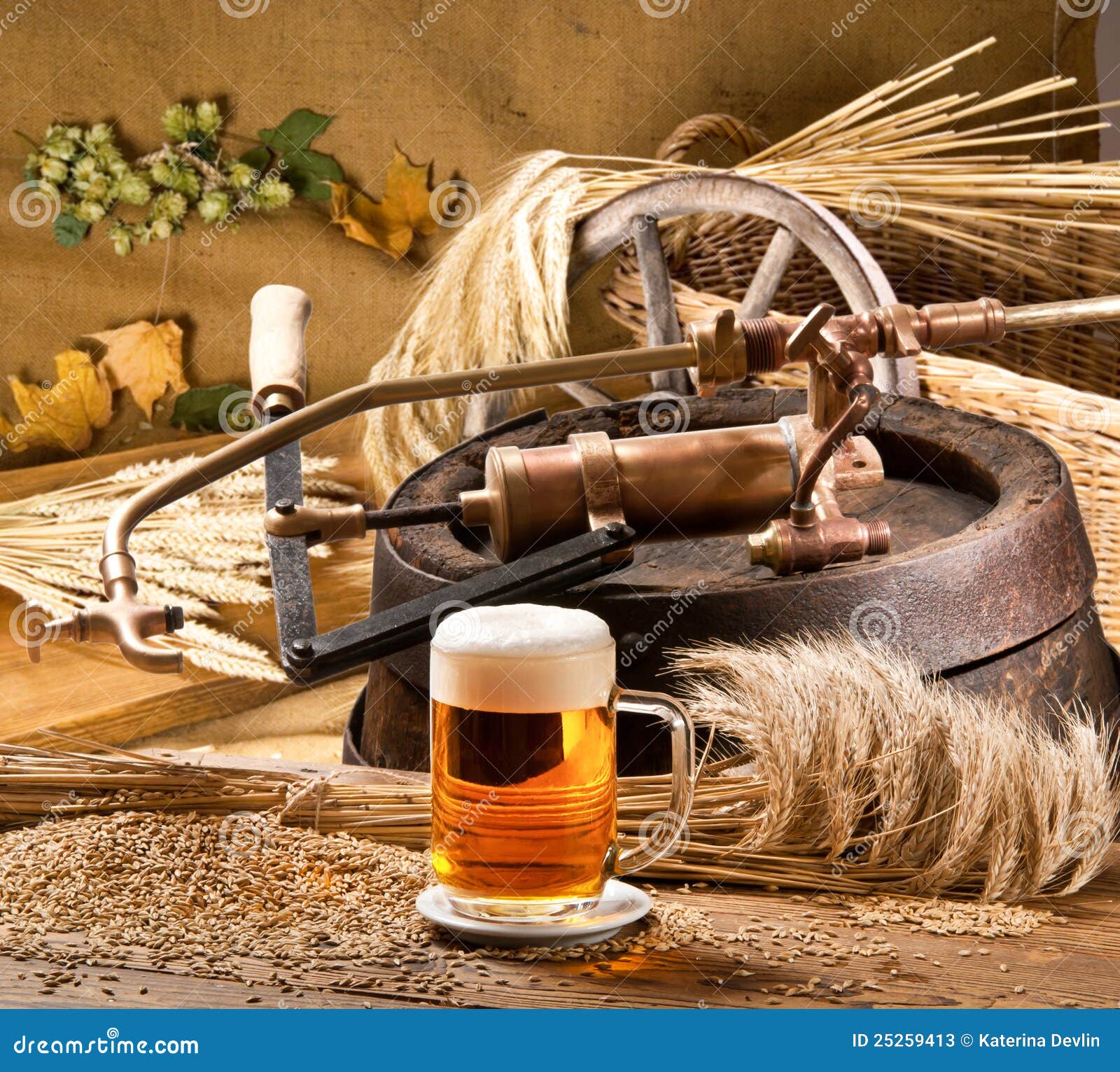 Still life with beer stock image. Image of draught, beverage - 25259413