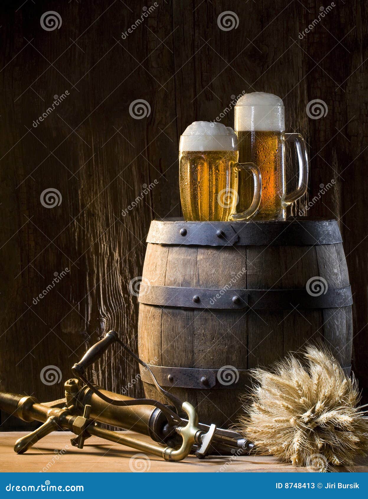 Still life with beer stock image. Image of alcohol, yellow - 8748413