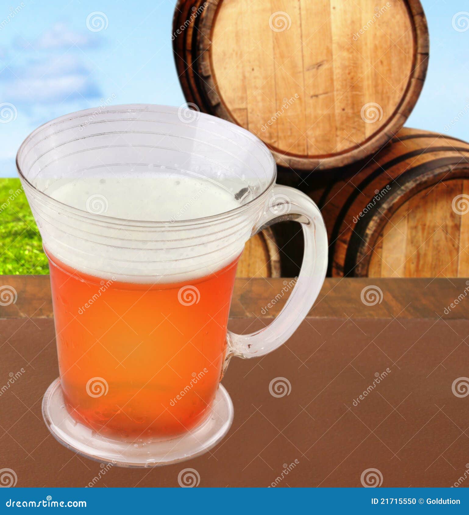 Still Life with Beer and Barrels Stock Photo - Image of beverage ...