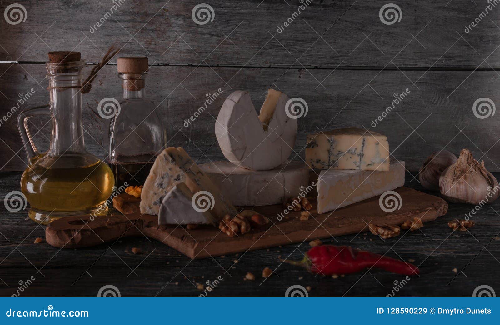 Still life with cheese. stock image. Image of frying - 128590229