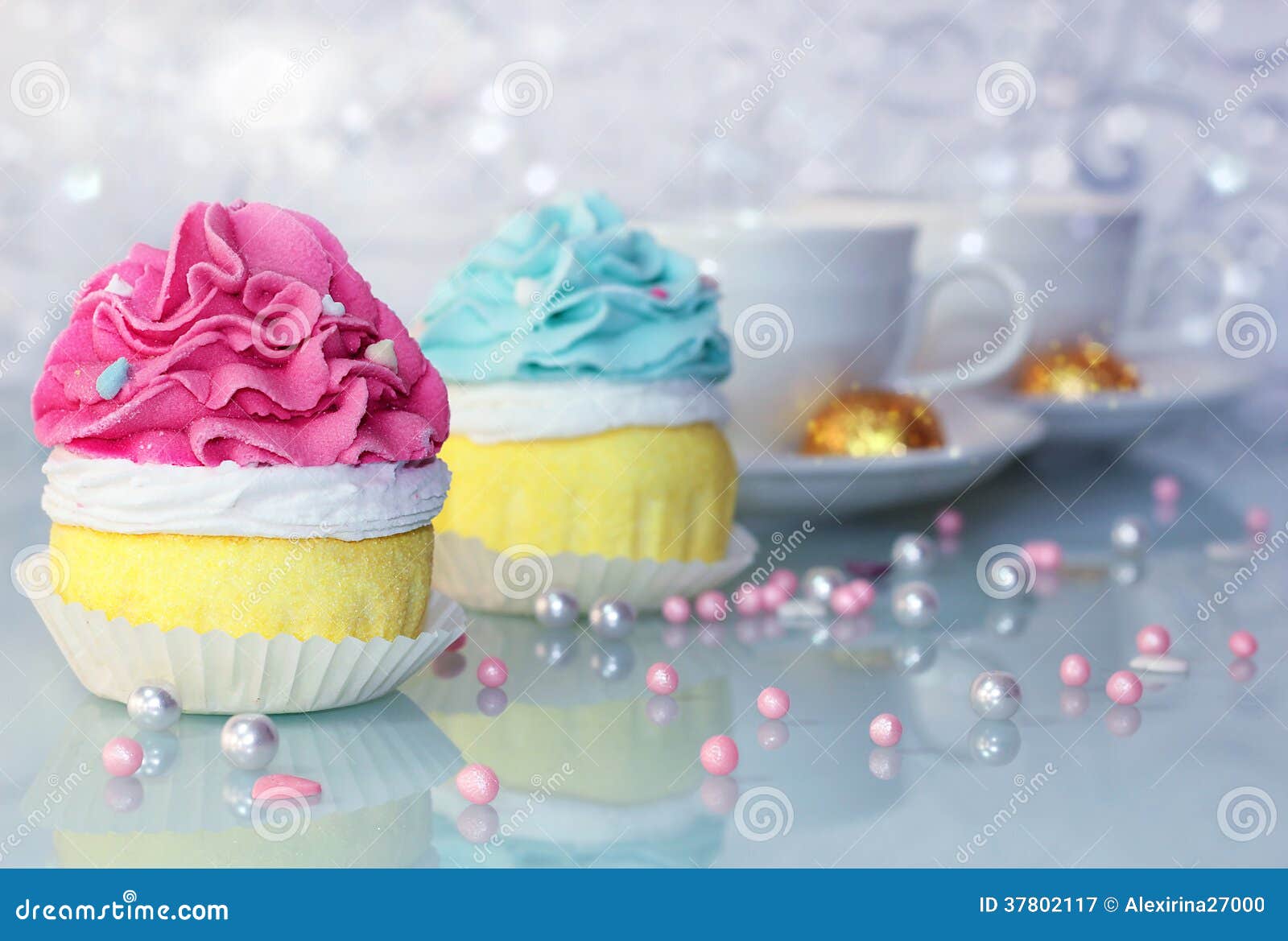 Still Life with Coffee and Cupcakes Stock Image - Image of meal, food ...