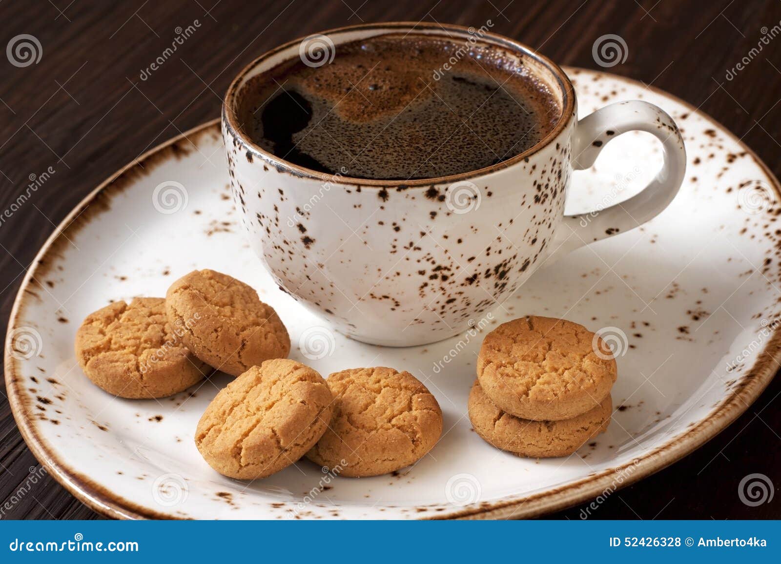 Still Life with Cookies and Coffee Stock Photo - Image of life, food ...