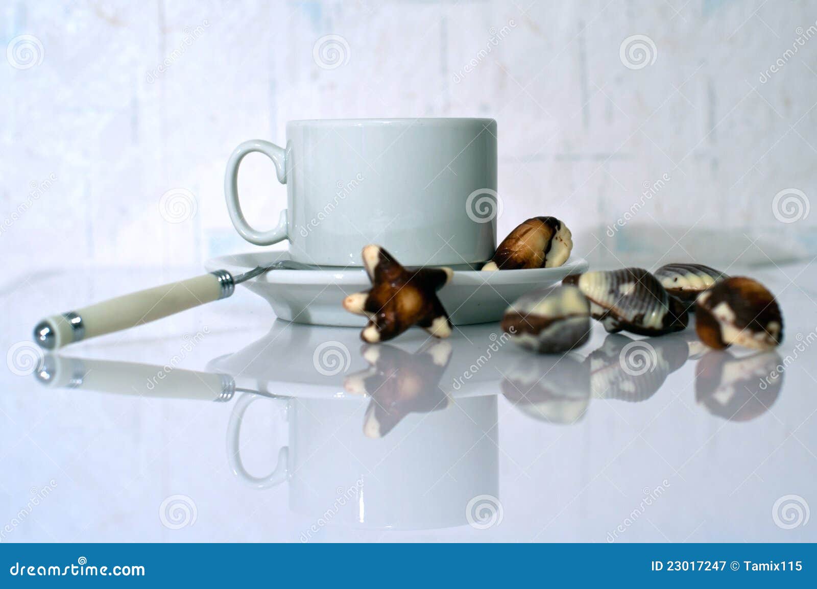Still Life with Cup and Candy Stock Image - Image of relax, food: 23017247