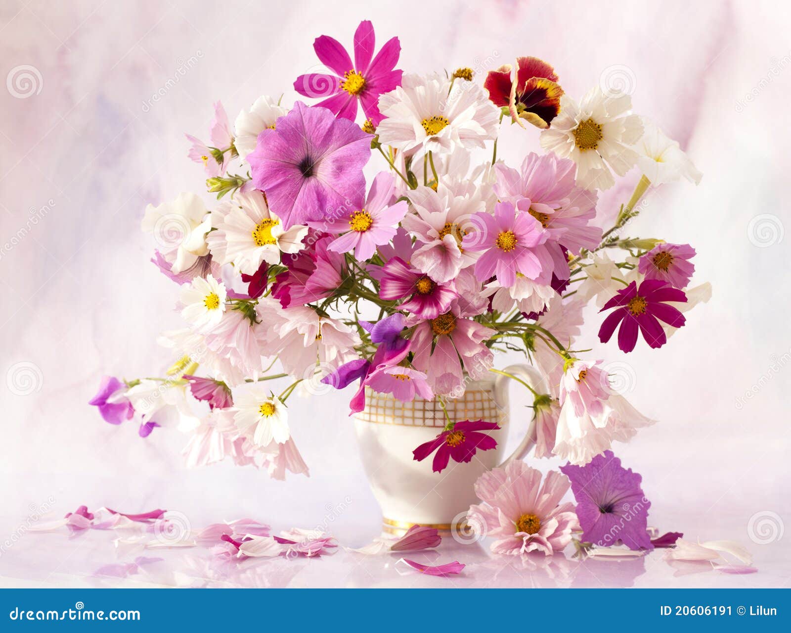 Still life with flowers stock image. Image of bunch, biskvit - 20606191