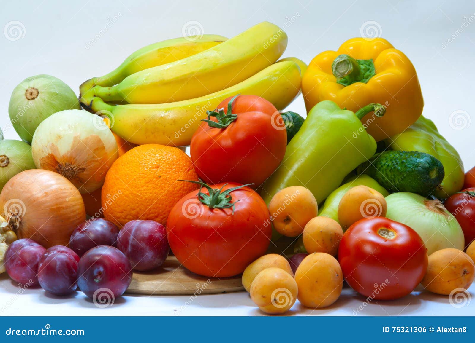 Still Life Fruit and Vegetables Stock Photo - Image of life, eating ...