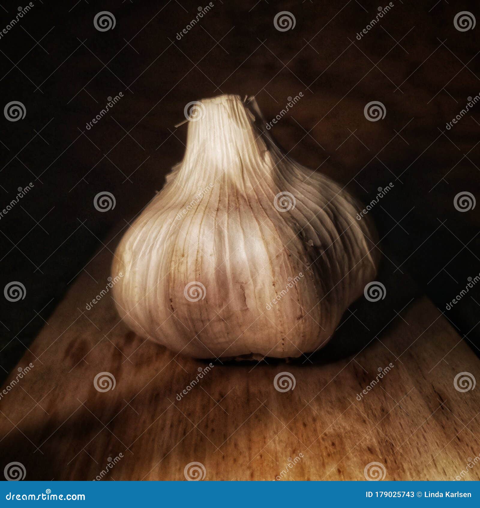 Still-life of Garlic in Closeup Stock Image - Image of food, carving ...