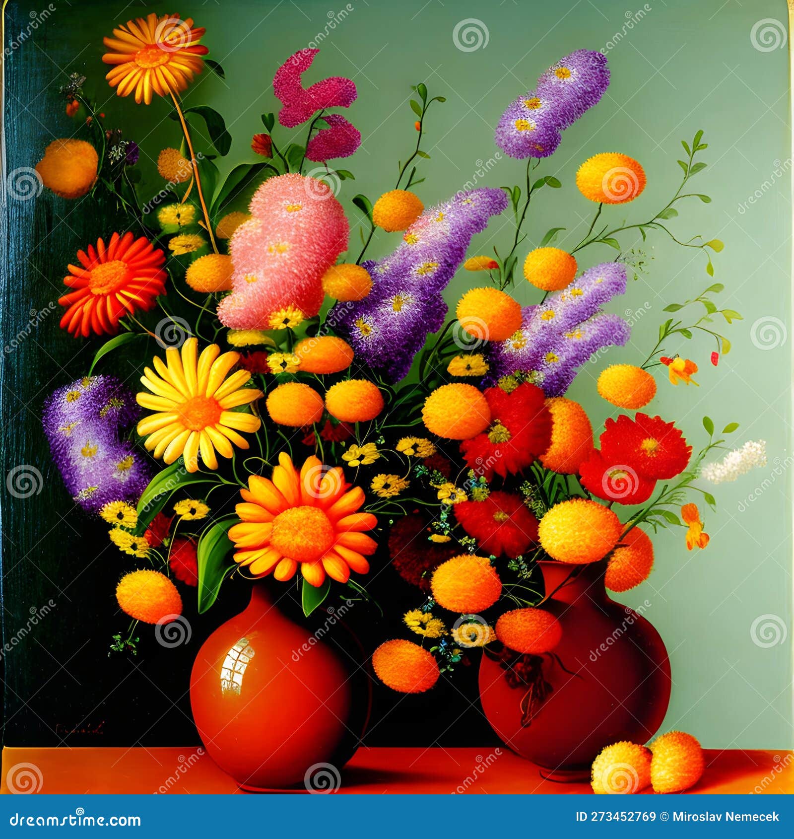 Still Life, Generative AI Illustration Stock Illustration ...