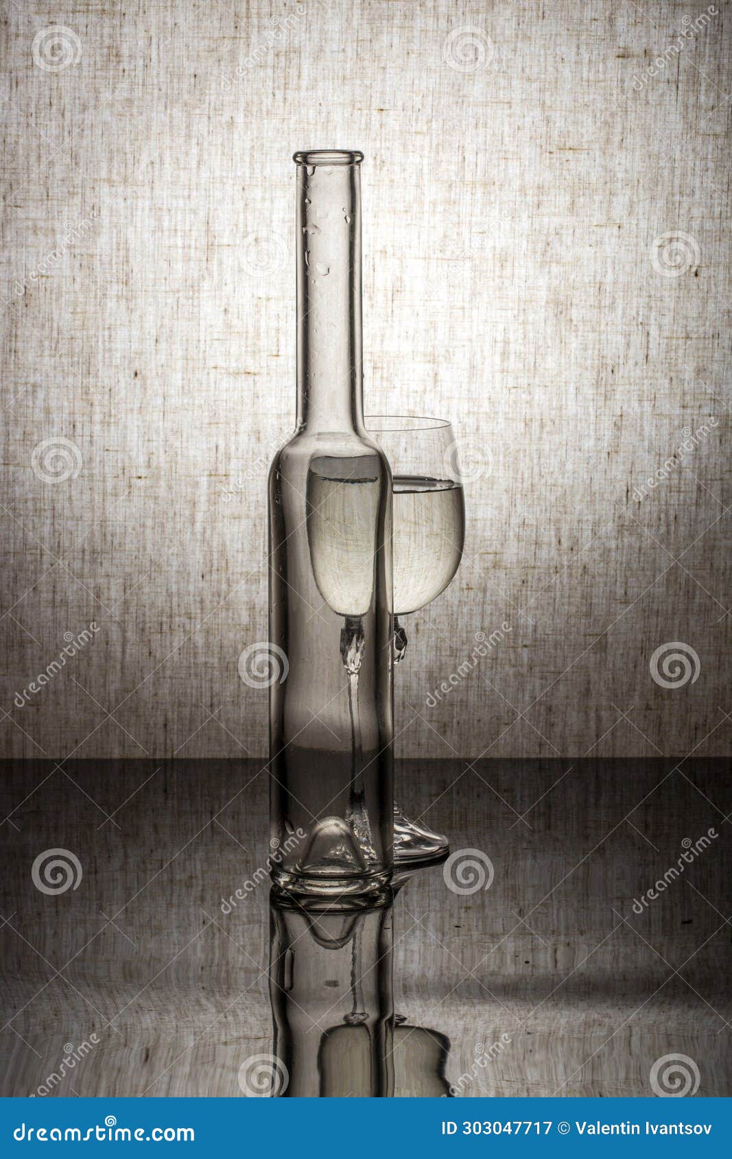 Still Life With Glass Objects With Reflection Stock Image Image Of Color Reflection 303047717