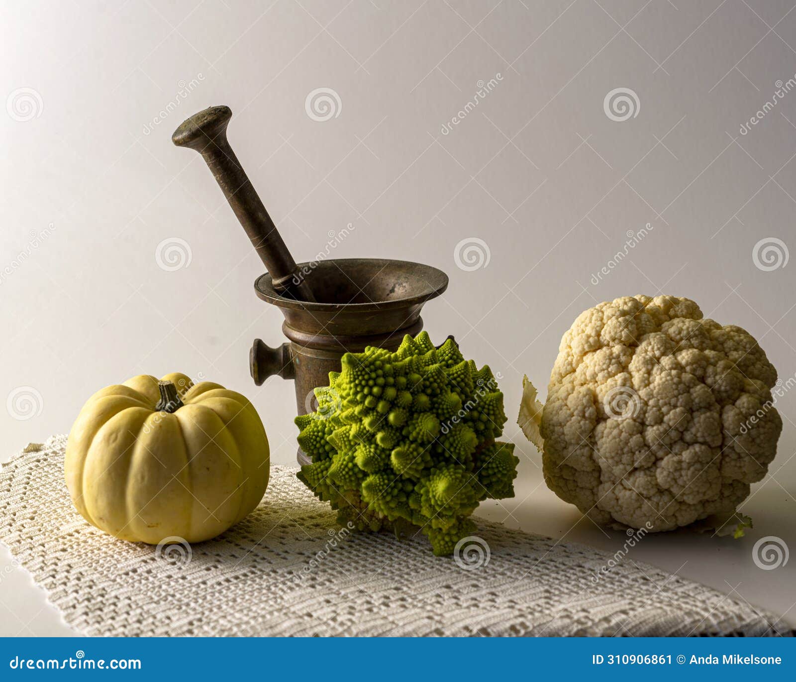 Still Life on a Light Background, Various Objects, Healthy Organic ...