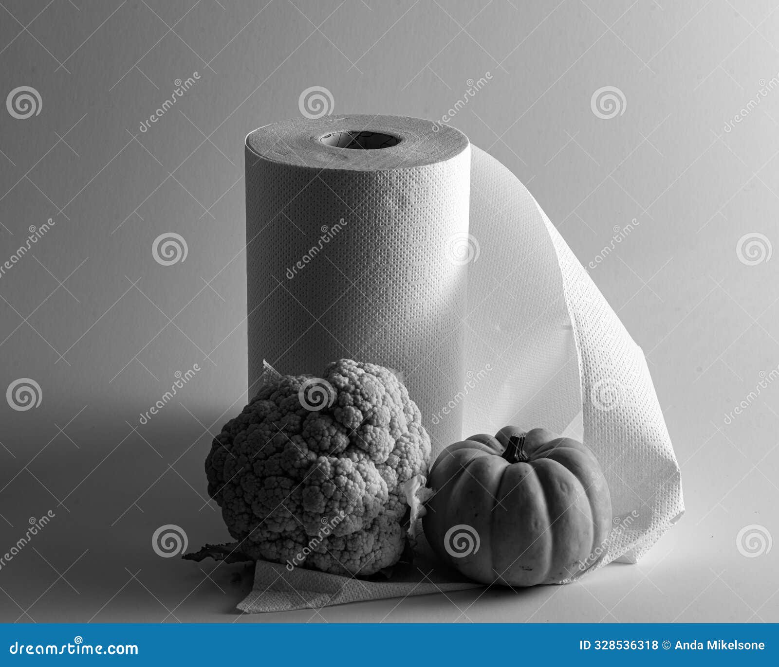 Still Life on a Light Background, Various Objects, Healthy Organic ...