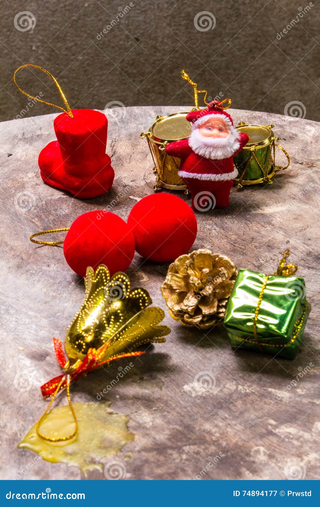 Still Life with Merry Christmas Stock Image - Image of santa, christmas ...