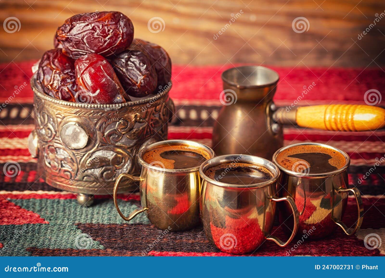 Still Life with a Middle Eastern Coffee Pot, Pitcher Stock Image ...
