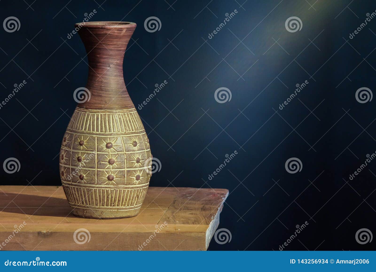 Still Life Old Clay Jar on Wood Stock Photo - Image of still, antique ...