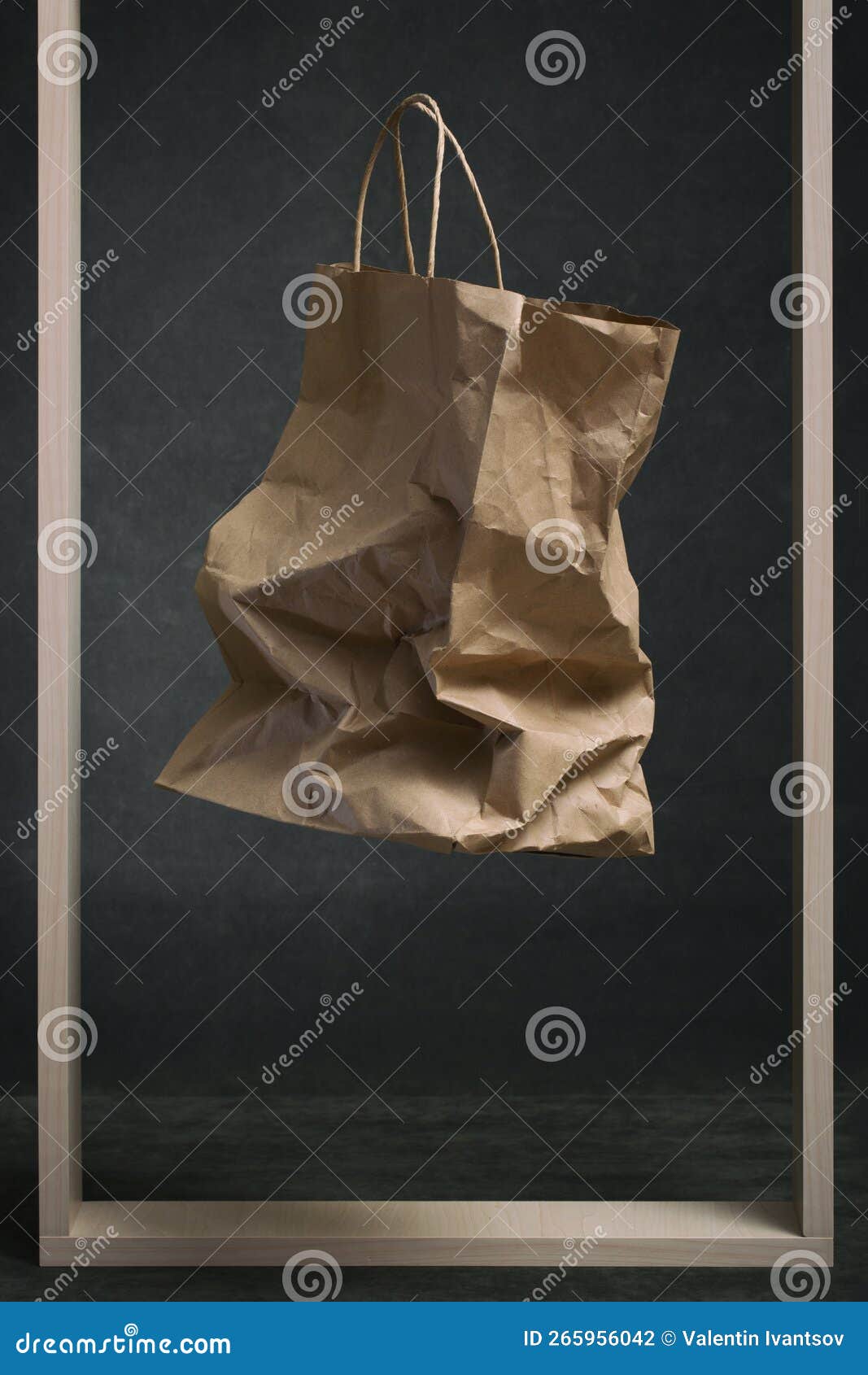 Still Life with a Paper Bag in a Frame Stock Photo - Image of still ...
