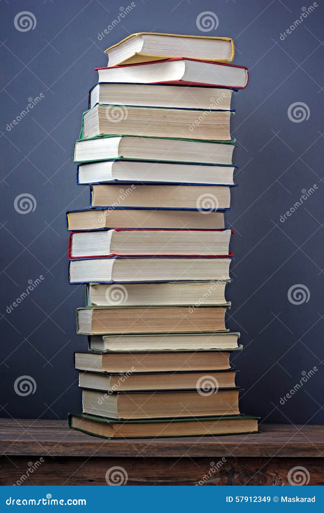 Still Life with a Pile of Books Stock Image - Image of shot, work: 57912349