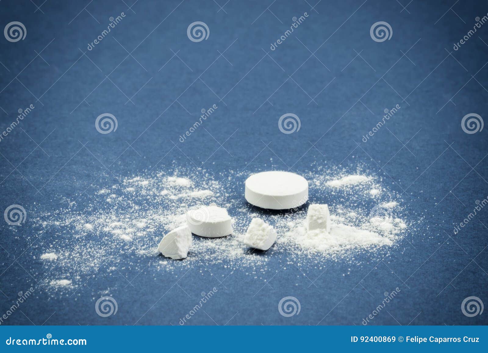 Still Life of Pills and Its Powder Stock Image - Image of prescription ...