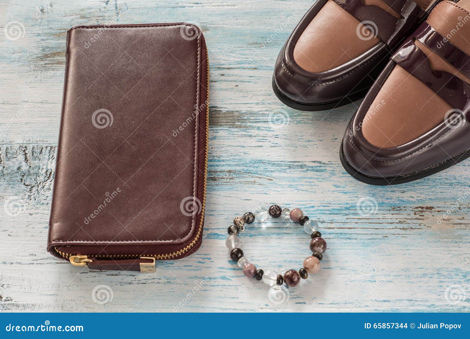 Still Life of Random Objects of Modern Woman. Stock Photo - Image of ...