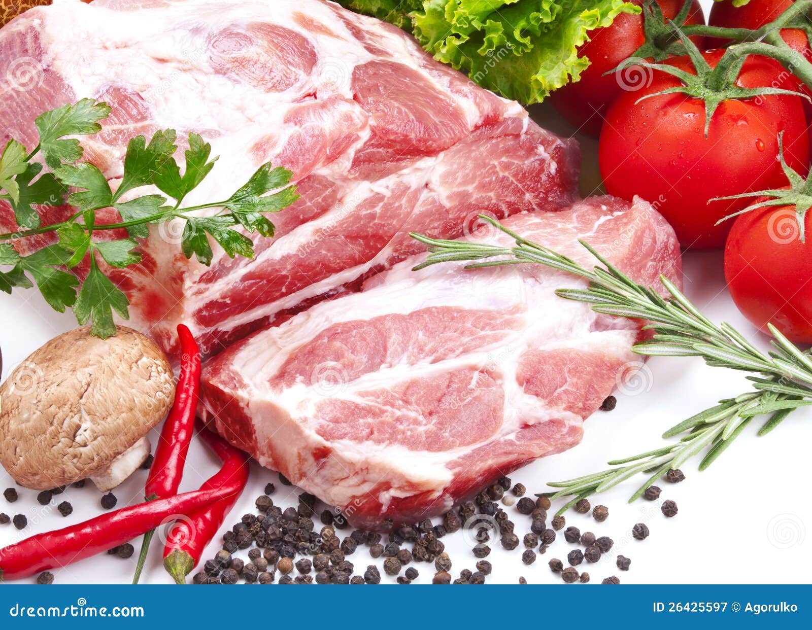 Pork Meat Preparation For Cochinita Tacos With Mexican Chef Stock ...