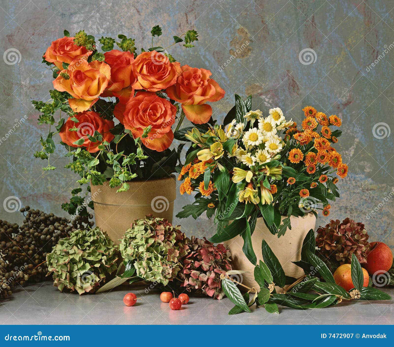 Still life with roses stock image. Image of florist, blue - 7472907