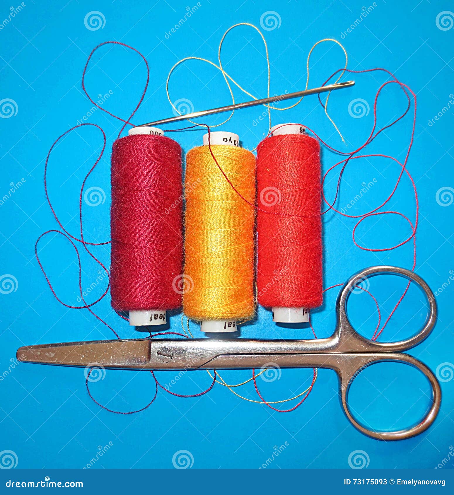 Still Life with the Sewing Instruments for Tailor Stock Image - Image ...