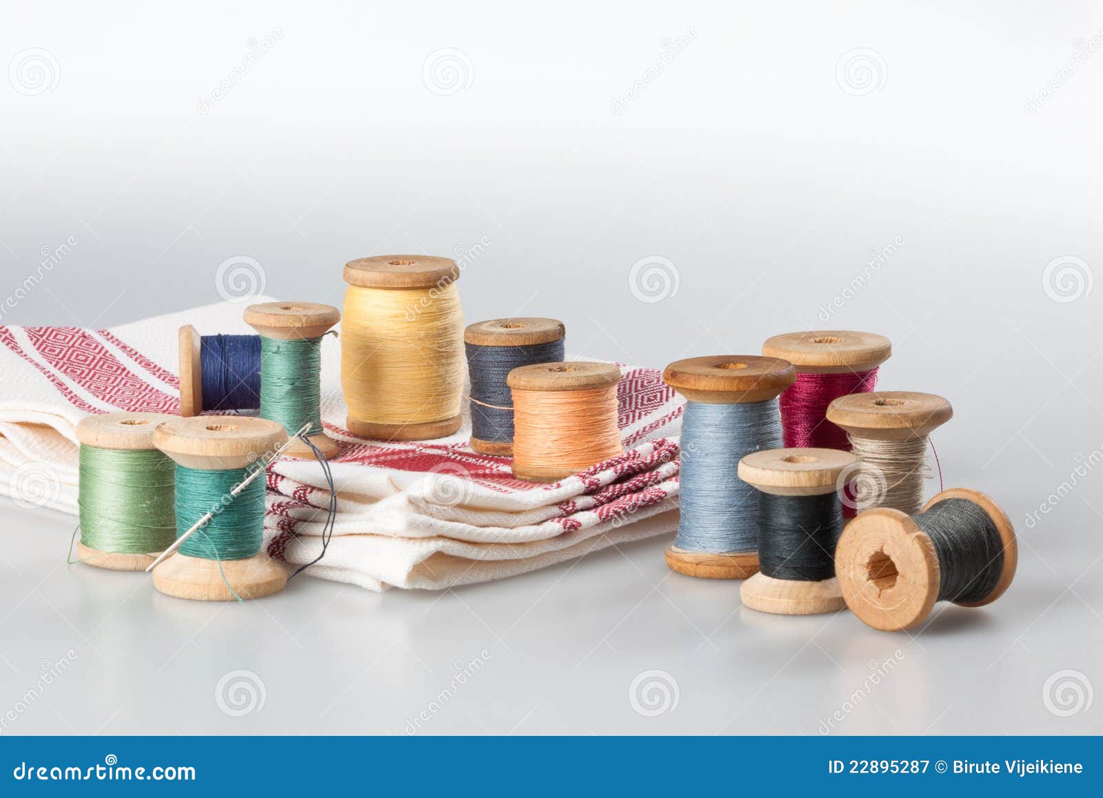 Still Life with Sewing Items Stock Image - Image of coiled, equipment ...